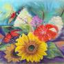 Sunflower Painting by Doreyl Ammons Cain | Saatchi Art
