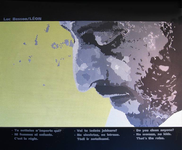 Killer Leon. After Luc Beson movie Painting by Modris Braslins ...