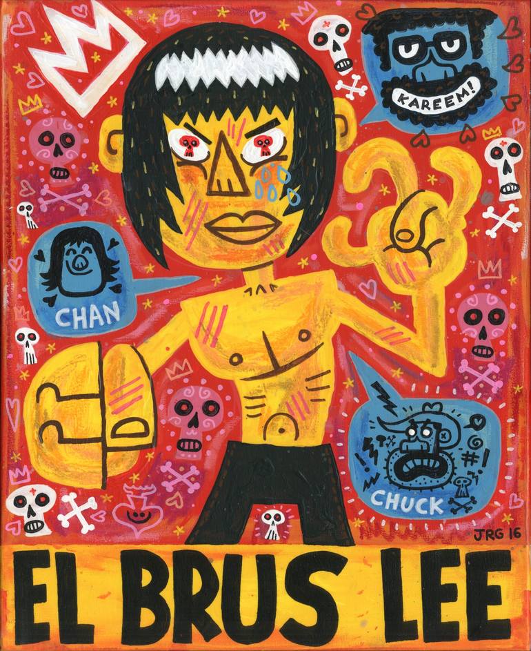 Ultimo Dragon Painting by Jorge Gutierrez | Saatchi Art