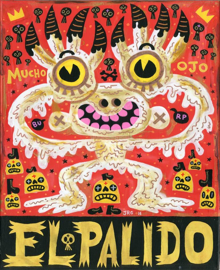 El Palido Painting by Jorge Gutierrez | Saatchi Art