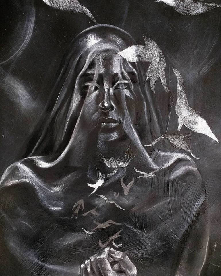 Patience Drawing by Sofia Monroy | Saatchi Art