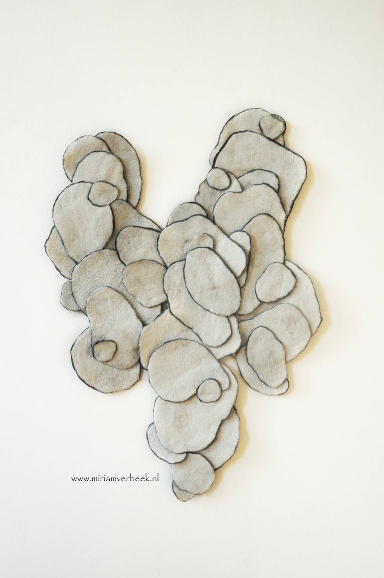 Ice flow Painting by Miriam Verbeek | Saatchi Art