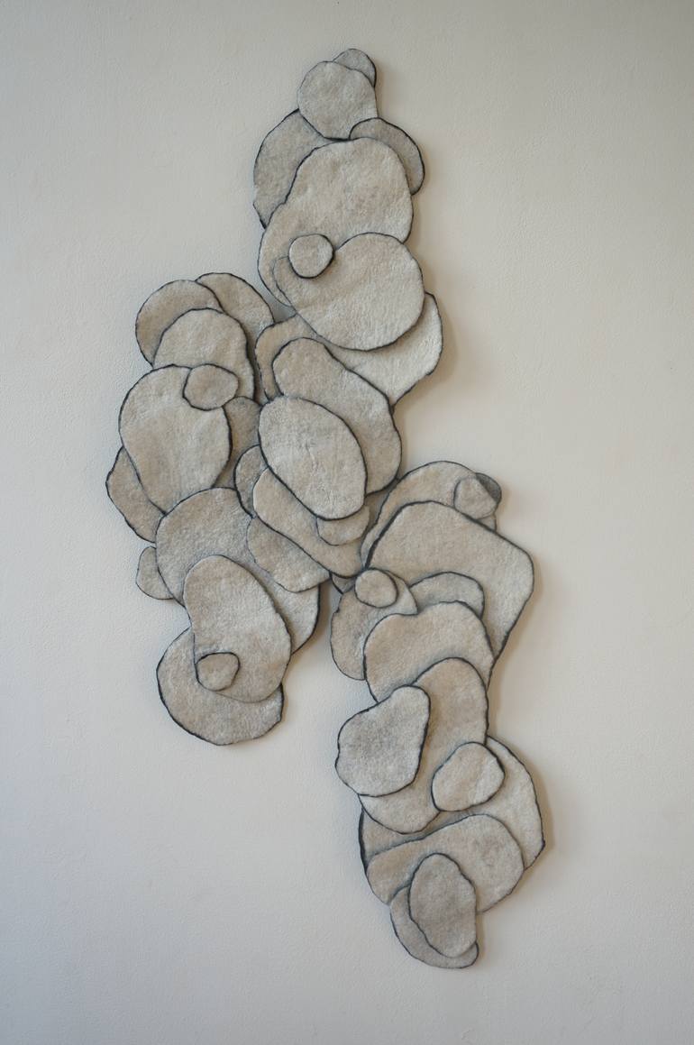 Ice flow Painting by Miriam Verbeek | Saatchi Art