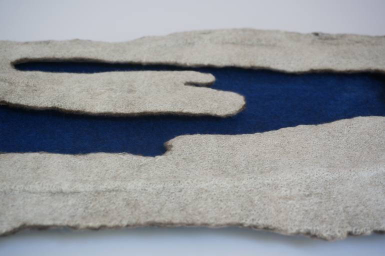 Water land (2) Painting by Miriam Verbeek | Saatchi Art
