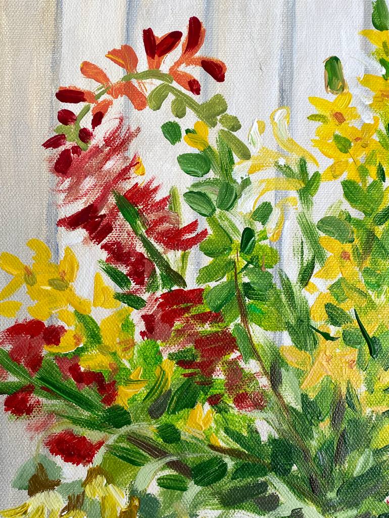 Summer Wildflowers Painting by Christabel Blackman | Saatchi Art