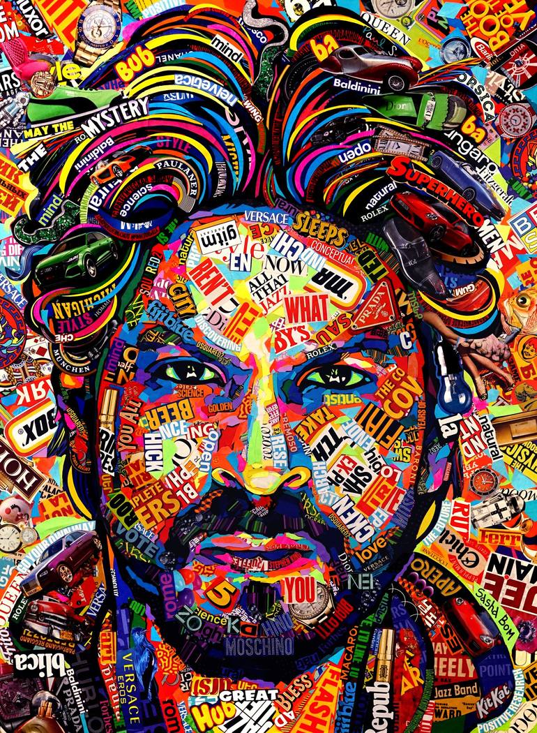 SRK Collage by Sasha Bom | Saatchi Art