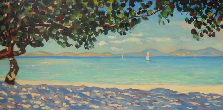 Cruz Bay Painting by Joy Parks Coats | Saatchi Art