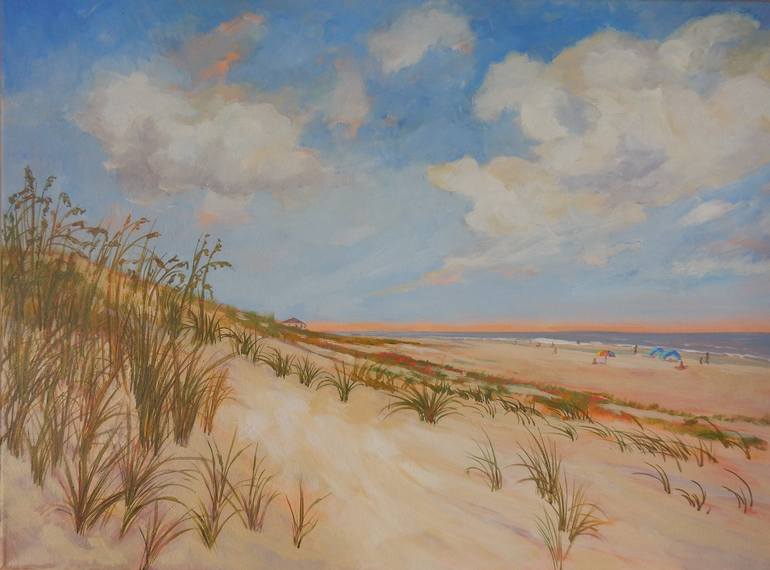 Beach Life Painting by Joy Parks Coats | Saatchi Art