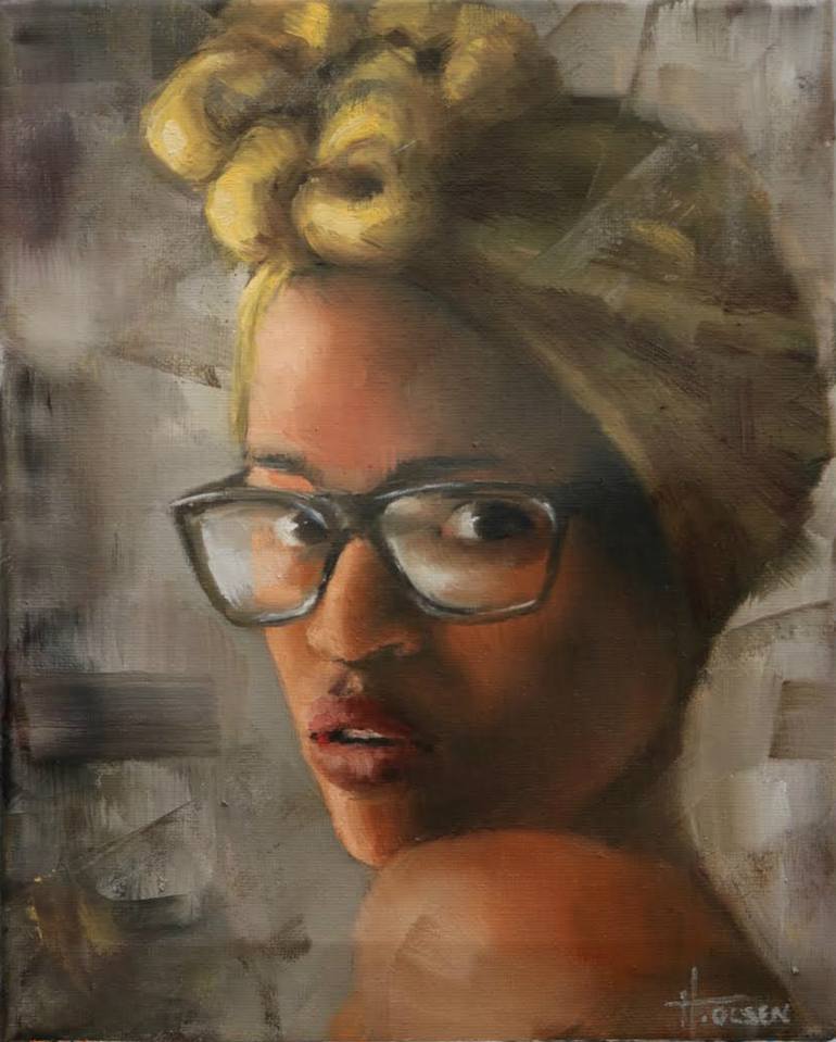 Vulnerable Painting by Heather Olsen | Saatchi Art