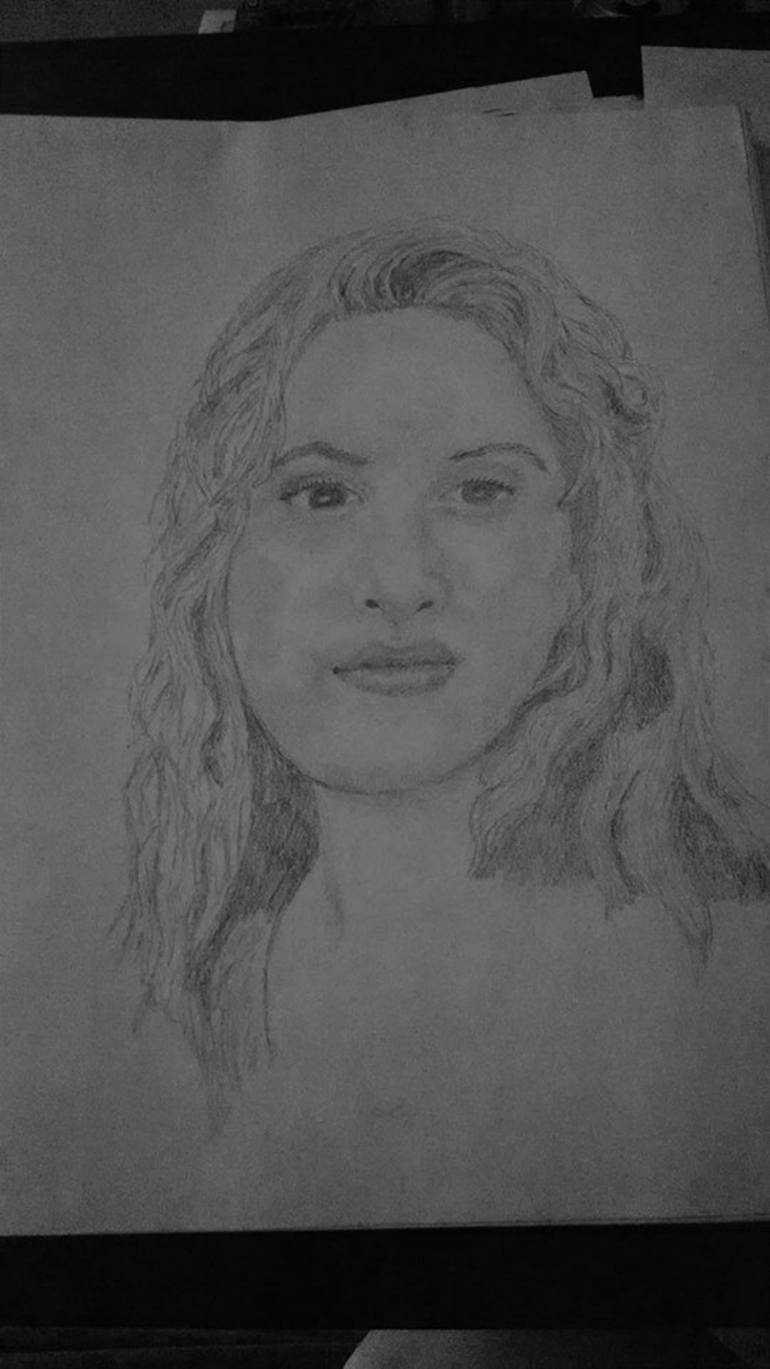 Kate Winslet Drawing by Angel Moody | Saatchi Art