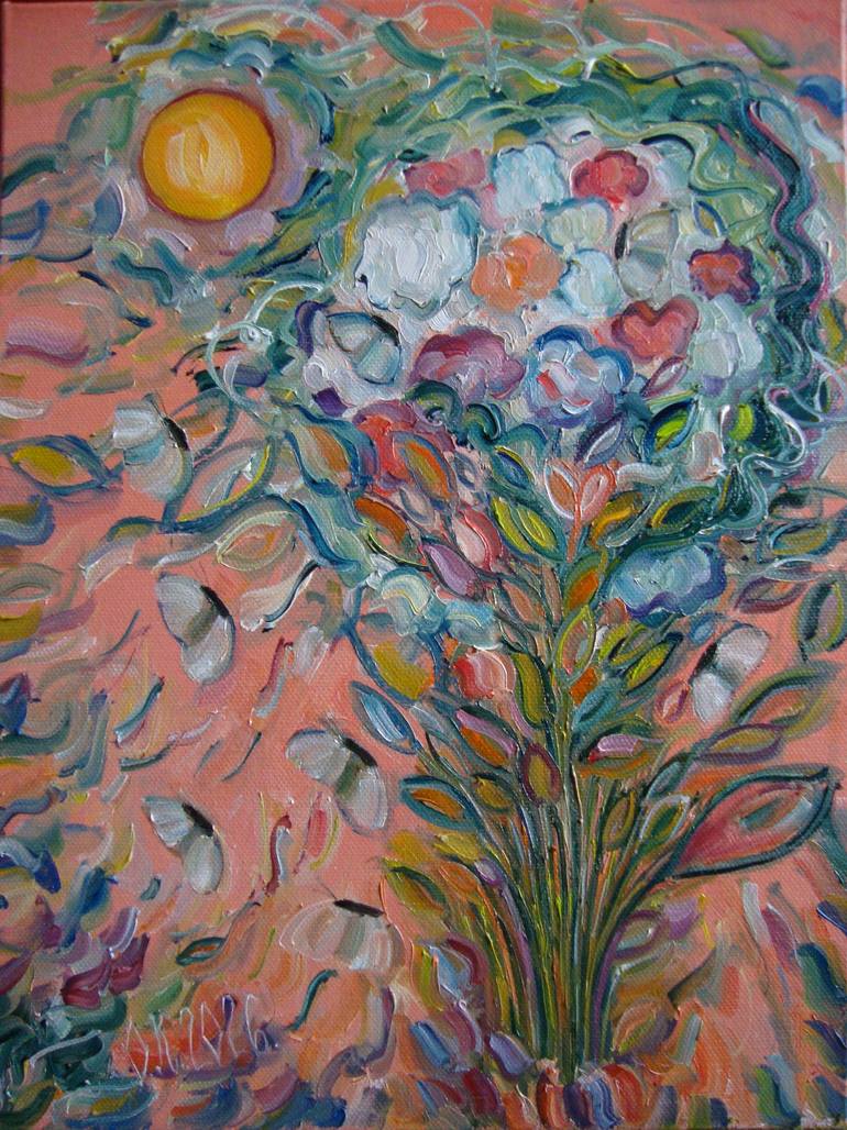 Spring day Painting by Olga Knezevic | Saatchi Art