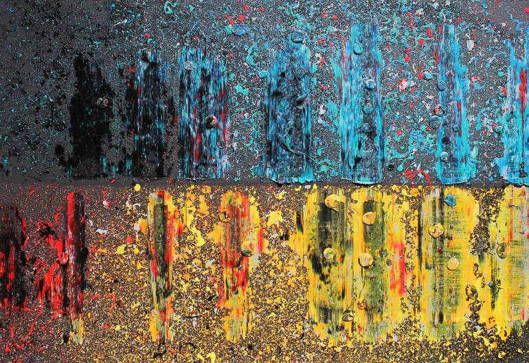 BANDERA Painting by Myron Kataran | Saatchi Art