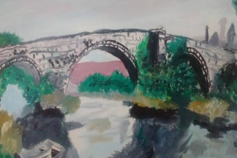 The Bridge of Allen Painting by William Brown | Saatchi Art