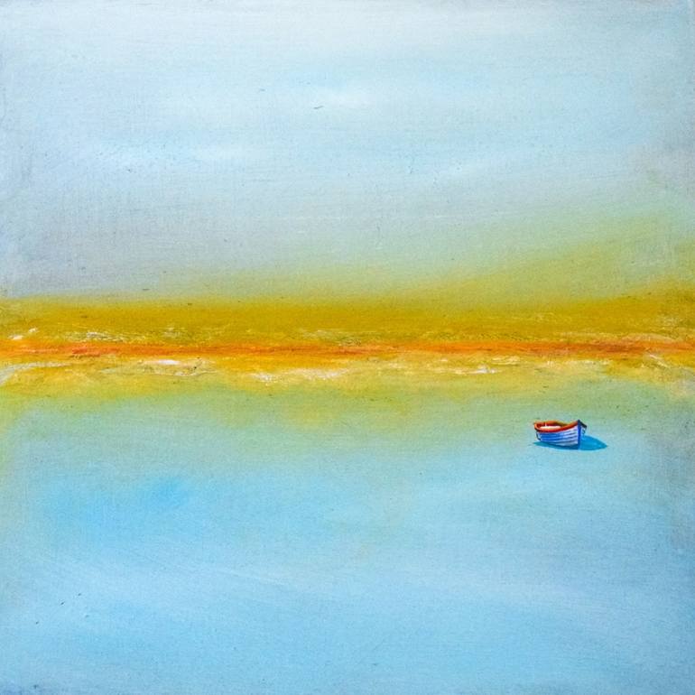 The little boat Painting by Ruth Conter | Saatchi Art