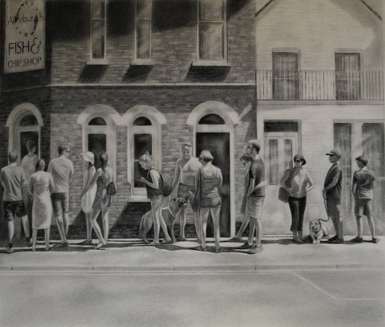 ' Connoisseurs ' Drawing by David Harrison | Saatchi Art