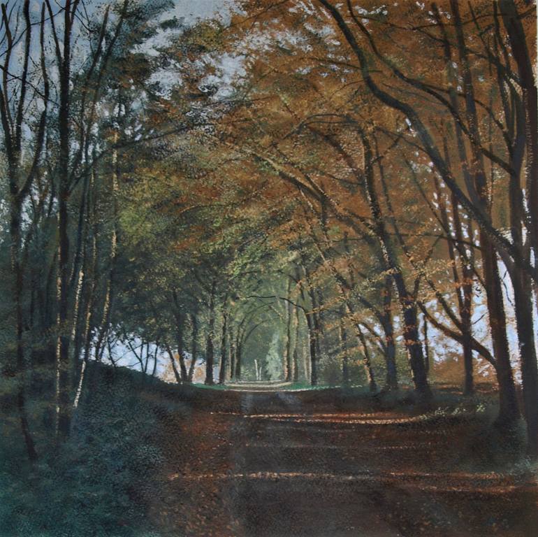 Farm Track November 2020 Painting by David Harrison | Saatchi Art