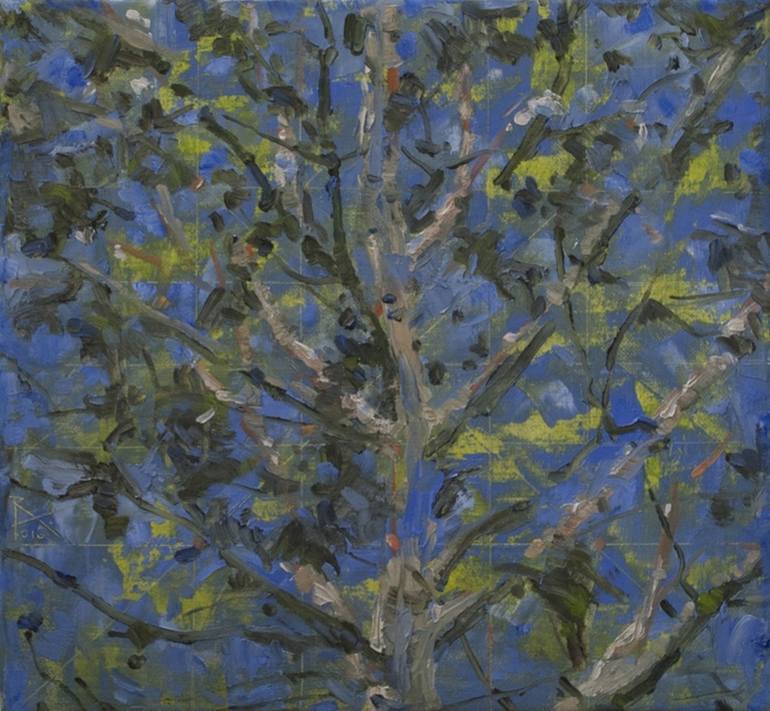 The White Poplar. Study II Painting by Andrei Rosetti | Saatchi Art