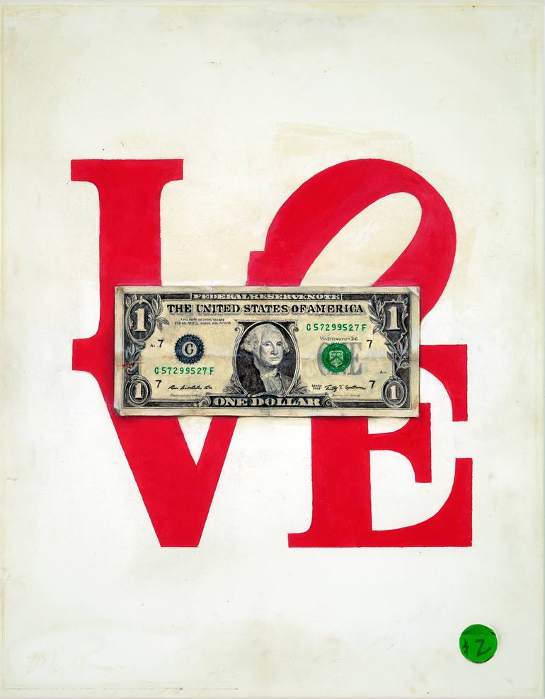 Love or Money Painting by Mark Tortorella | Saatchi Art