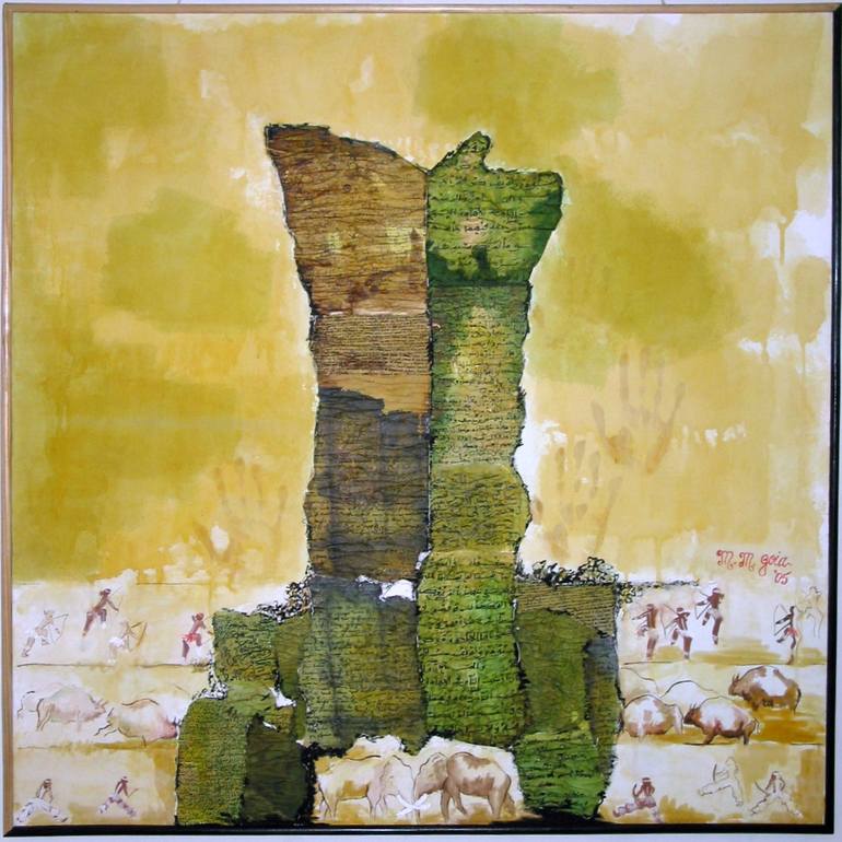 Monolithic sign Collage by Goia Maria | Saatchi Art