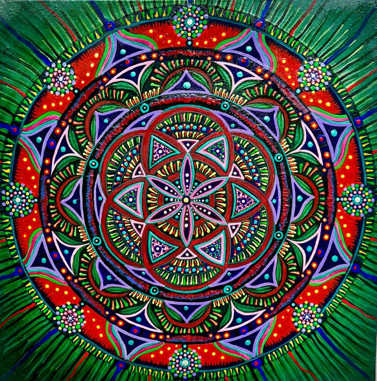 Gaia’s Fertility Painting by Erica Lucchi | Saatchi Art