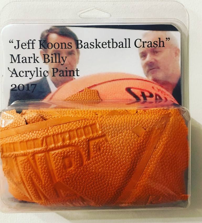 Jeff Koons Basketball Crash Sculpture by Mark Billy | Saatchi Art