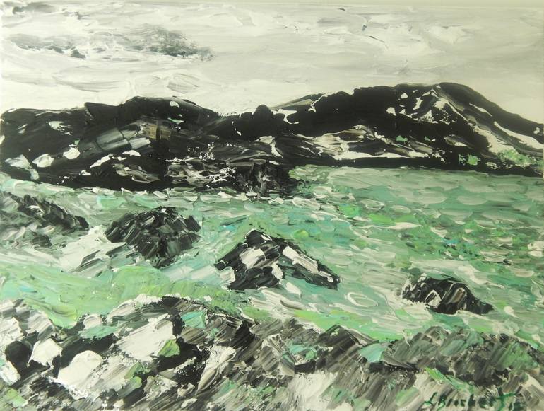 WINTER IN THE ROCKIES Painting by lorenz brochert | Saatchi Art