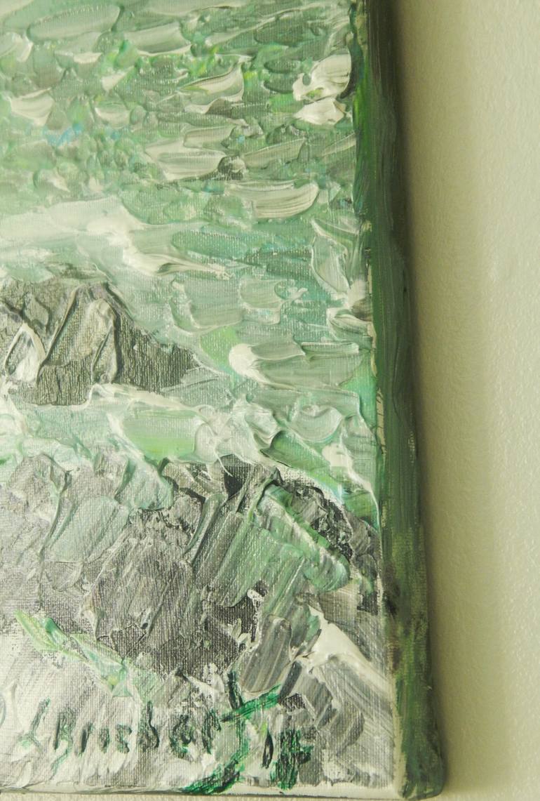 WINTER IN THE ROCKIES Painting by lorenz brochert | Saatchi Art