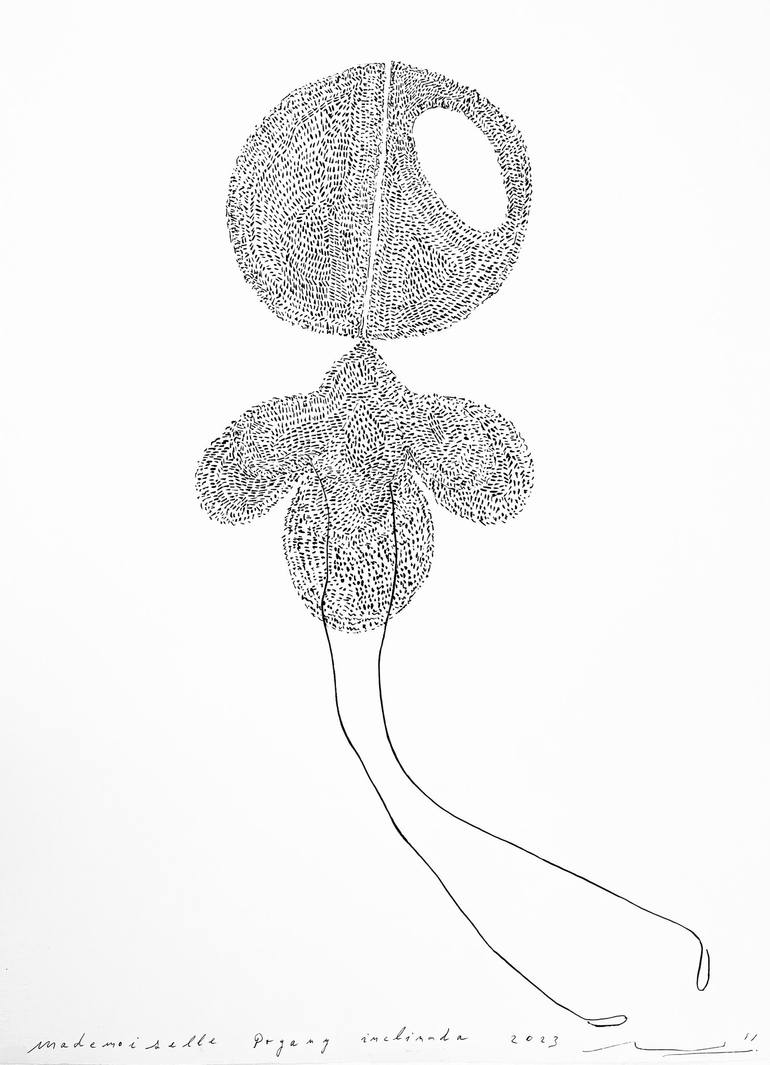 Mademoiselle Pogany inclinada Drawing by Pepe Solis | Saatchi Art