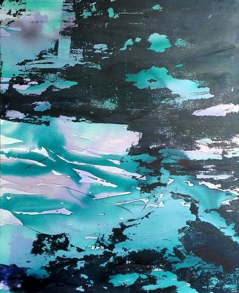 dark wave Painting by Tomasz Glowacz | Saatchi Art