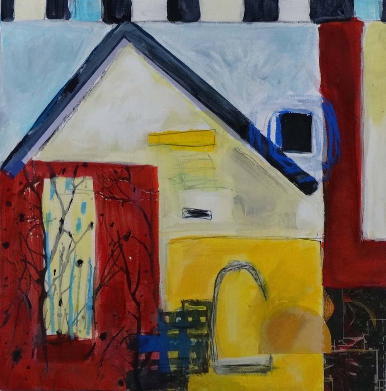 Big House Painting by Sandra Berkson | Saatchi Art