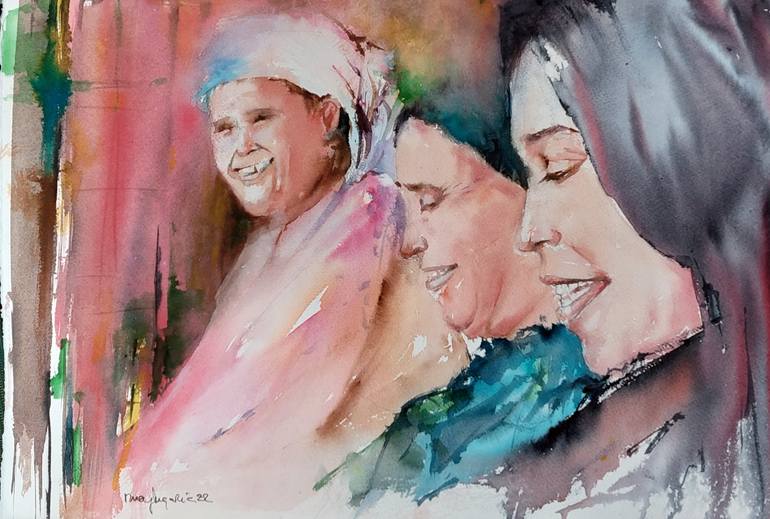 VISITING Painting by Maria Luisa Garcia MAYLU GARCIA | Saatchi Art