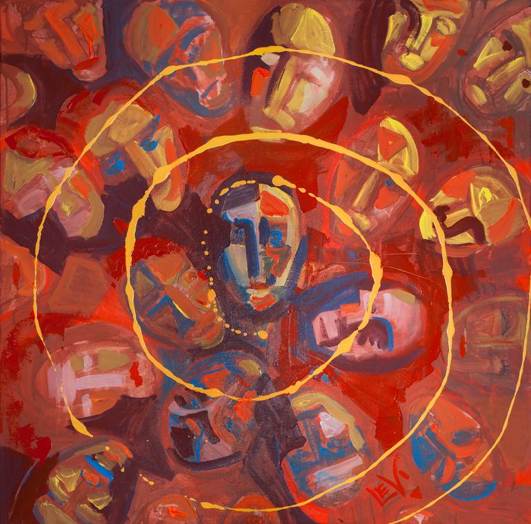 Homo sapiens Painting by Viktor Levi | Saatchi Art