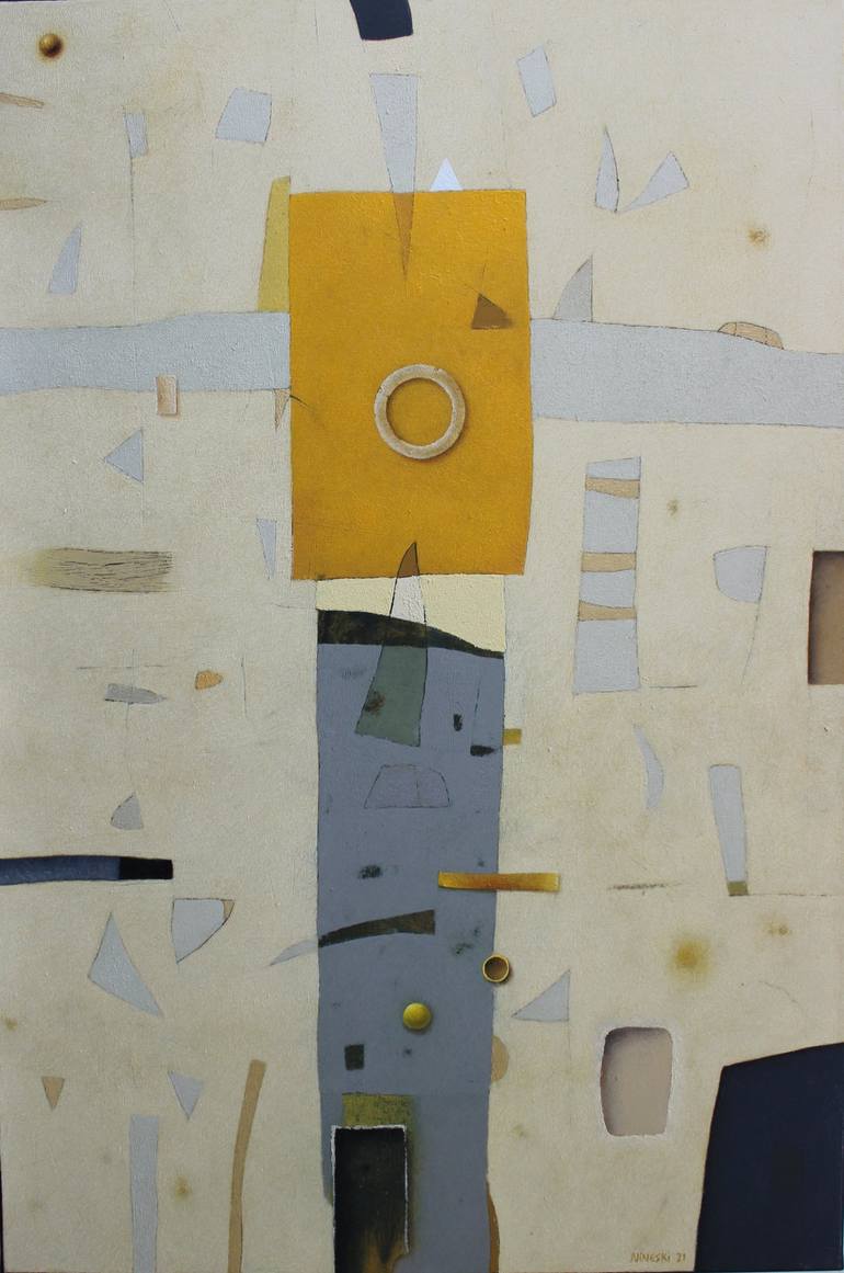 Untitled (White) 2021 Painting by Orce Nineski | Saatchi Art