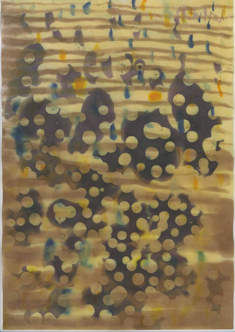 Paper diary/emotional map Painting by Bogi Bíró | Saatchi Art