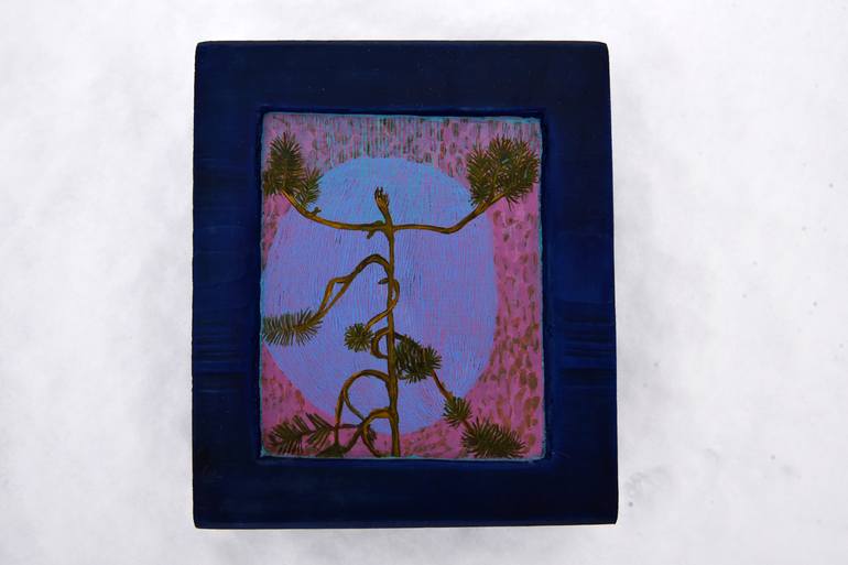 Tree from Gakori Painting by Bogi Bíró | Saatchi Art