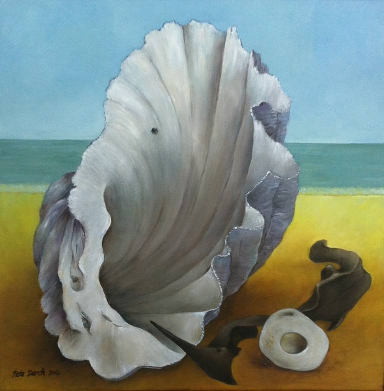 SEASHELL Painting by Peta Darch | Saatchi Art