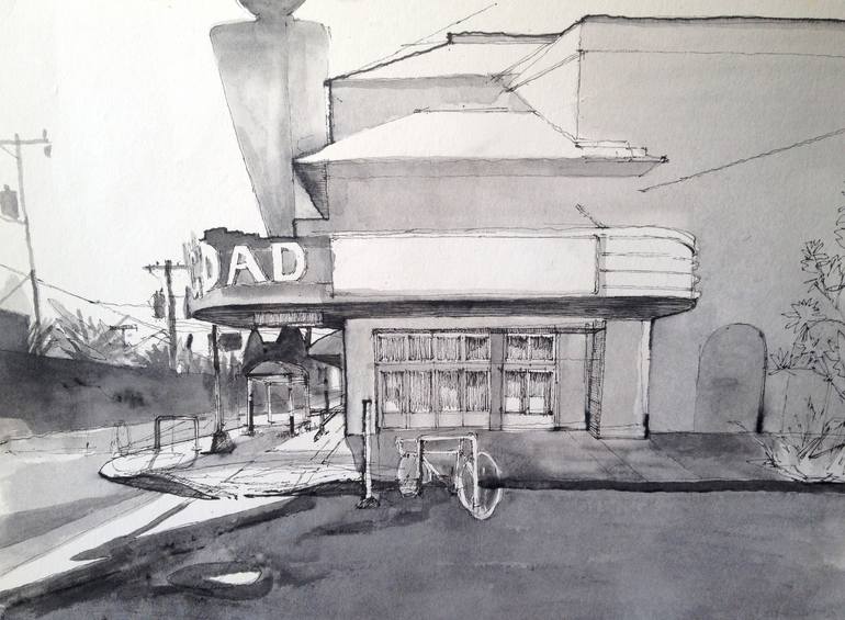 Bagdad Theatre Painting by Collin Janke | Saatchi Art