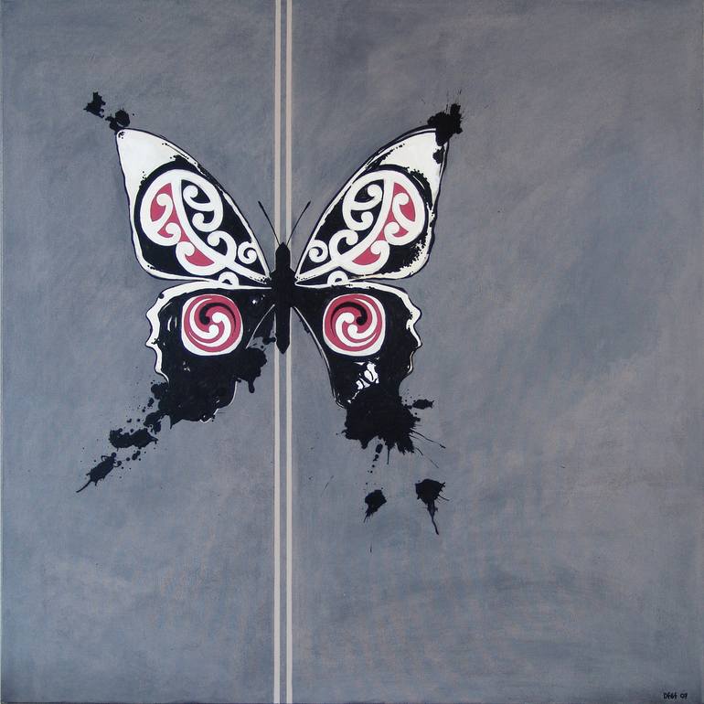 Peepee on the Line Painting by Stephen Fuller | Saatchi Art
