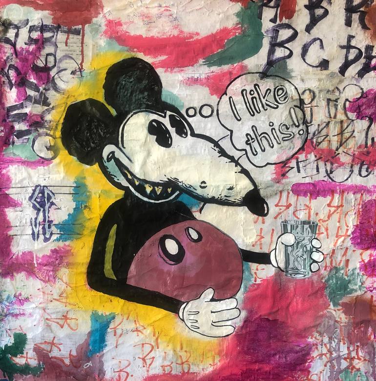 A bubble rat Painting by Cicero Spin | Saatchi Art