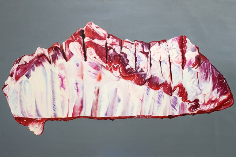 Ribs Painting by Michelle Fattibene | Saatchi Art