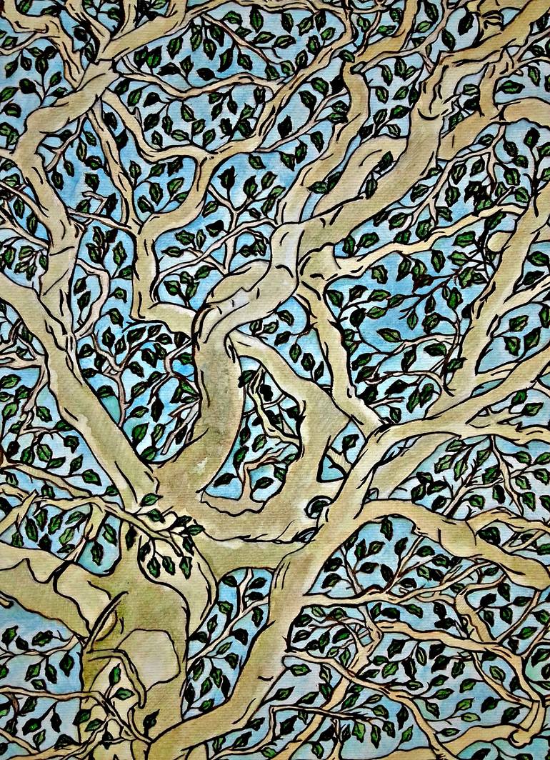 Woodland Series VI Painting by Lucy Jamieson | Saatchi Art