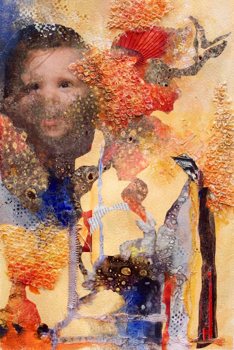 Out of Sight Collage by Myra Evans | Saatchi Art