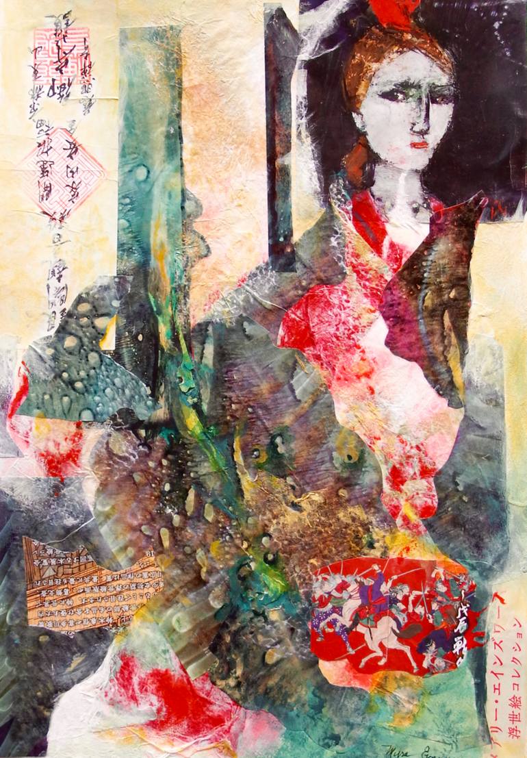 Distant Memories Collage by Myra Evans | Saatchi Art