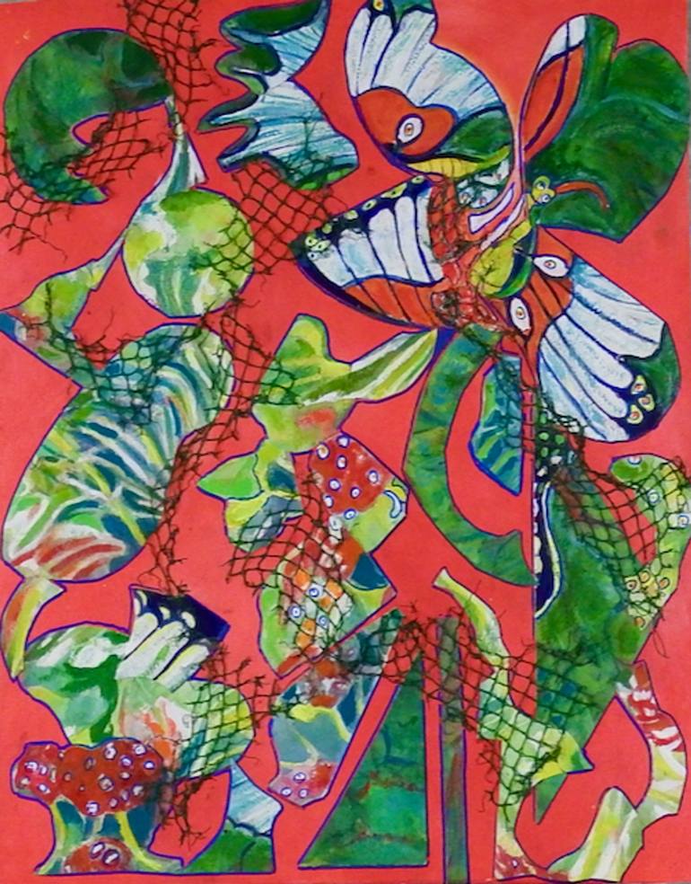 It's A Jungle Out There Collage by Myra Evans | Saatchi Art
