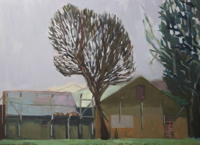 Maindy Barracks Painting by Sebastian Aplin | Saatchi Art