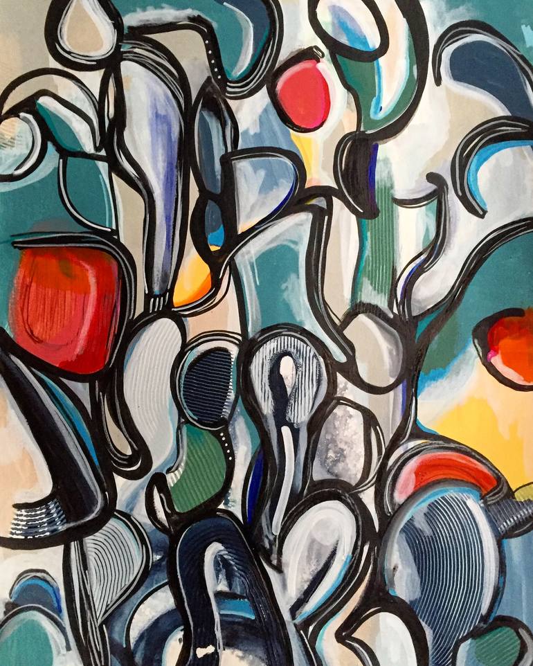 Evolution Painting by Dee Dee Oliver | Saatchi Art