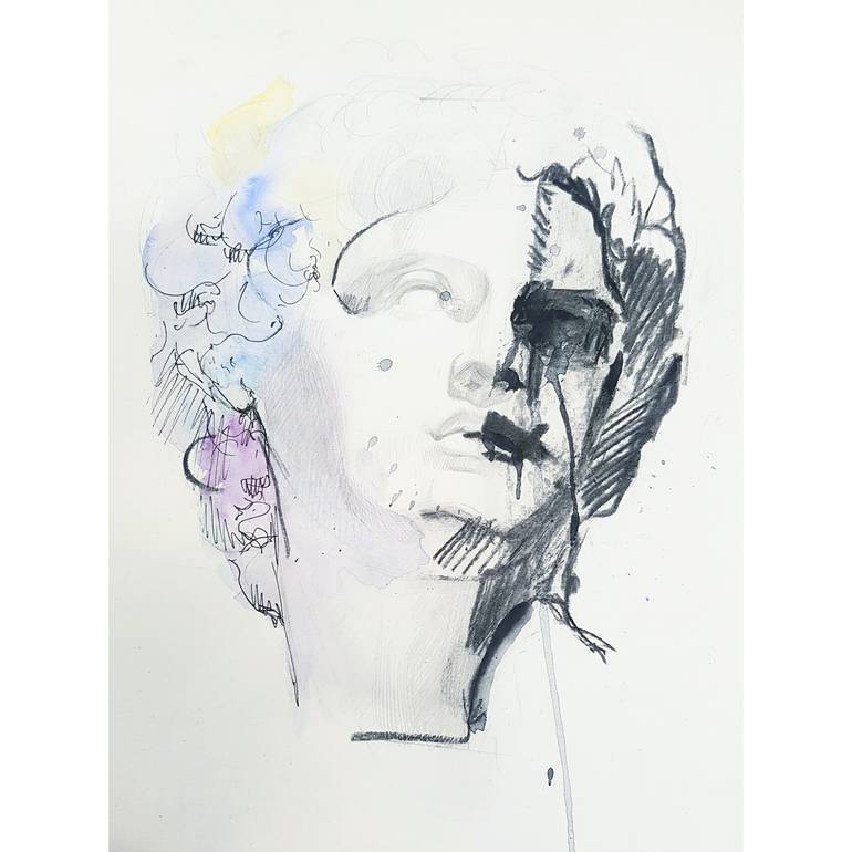 DESTRUCTION Drawing by Eugene Kulakova | Saatchi Art