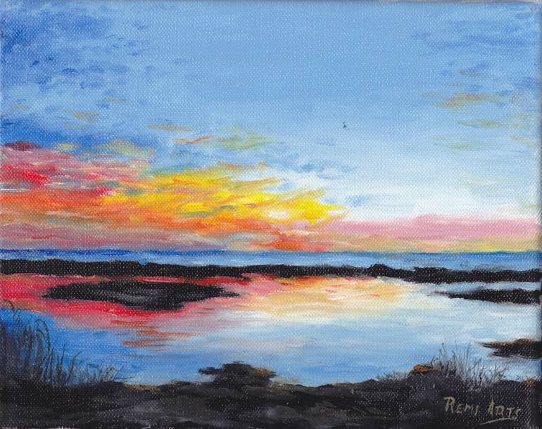 The day's end Painting by Remi Arts | Saatchi Art