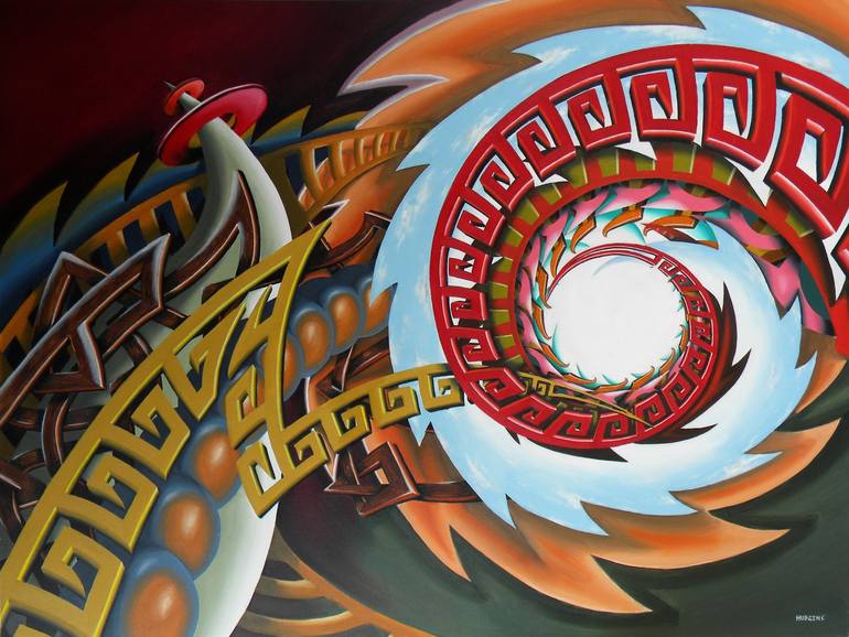 Divine Turbulence Painting by Eric Hudgins | Saatchi Art