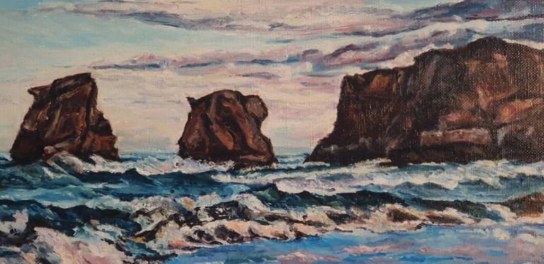 Hendaia Painting by Fuensanta Ruiz Urien | Saatchi Art